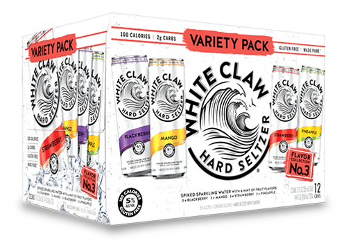 White Claw Hard Seltzer #3 Variety Pack 12 Cans (12 oz) – Kakaako Wine